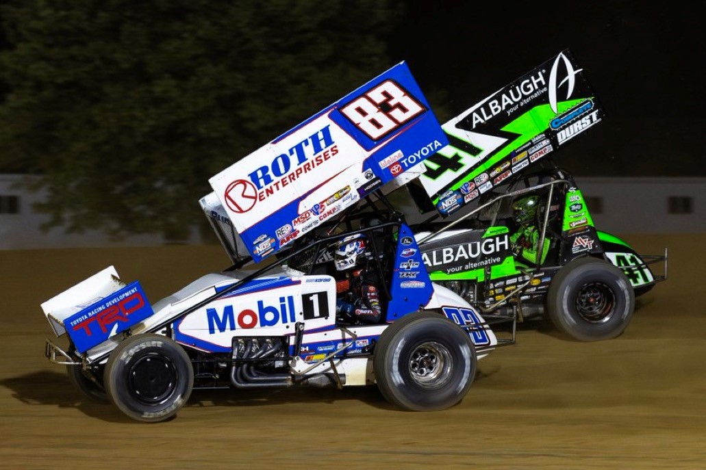 THRILLER UNDER THE LIGHTS: CARSON MACEDO WAS MOTORING AT ATTICA RACEWAY PARK AFTER SETTING QUICK ...
